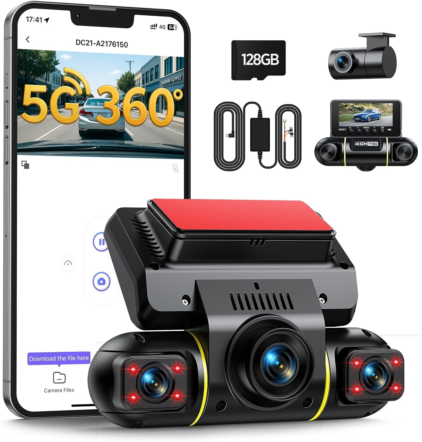 Best 360-Degree Dash Cam in 2026: Tested and Reviewed - Security Cam ...