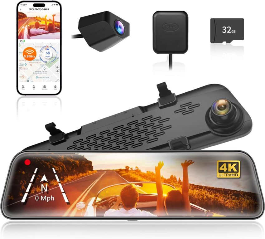 WOLFBOX G840S Dash Cam: Detailed Review - Security Cam Reviews